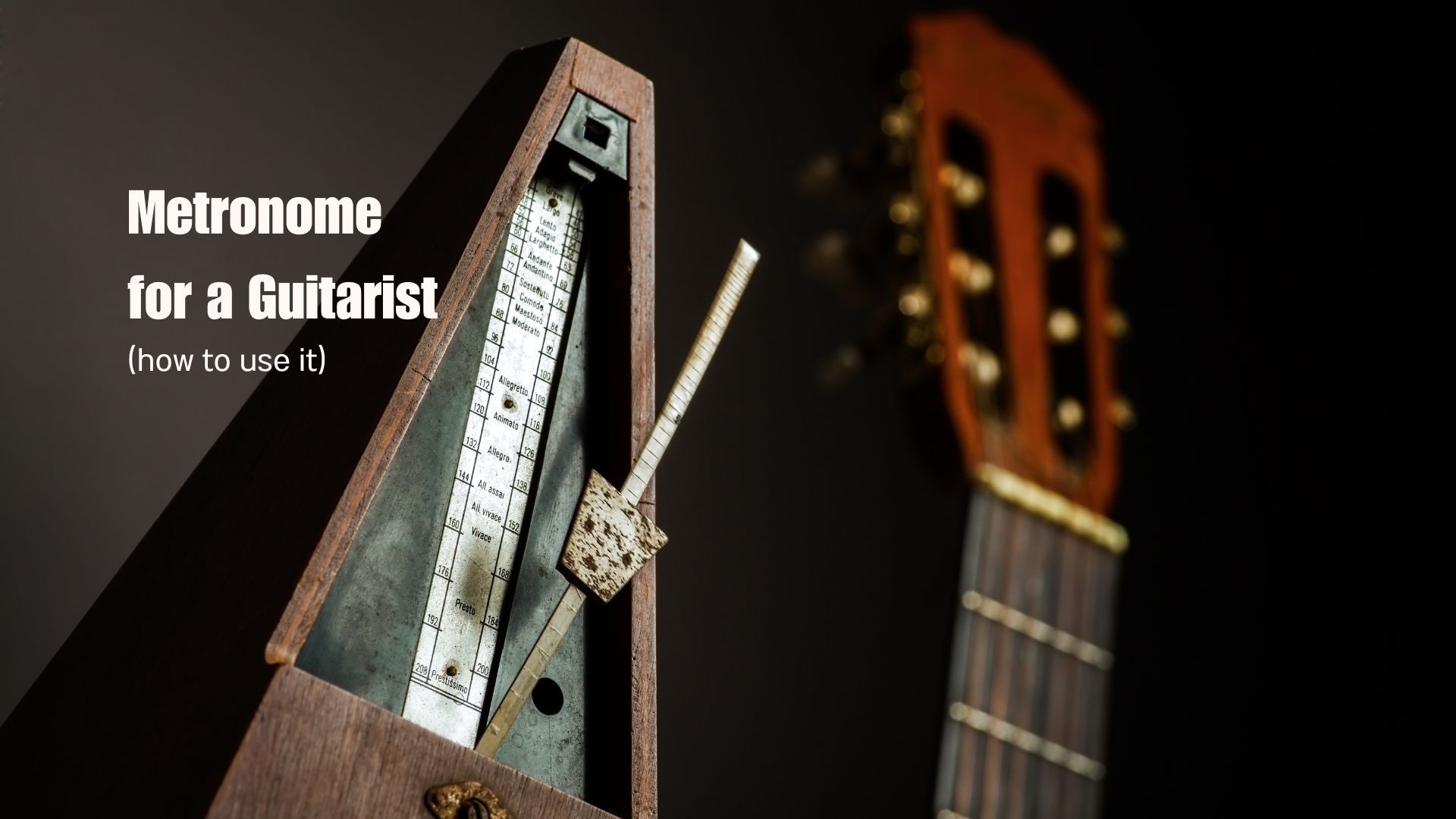 How to use a metronome for a guitarist