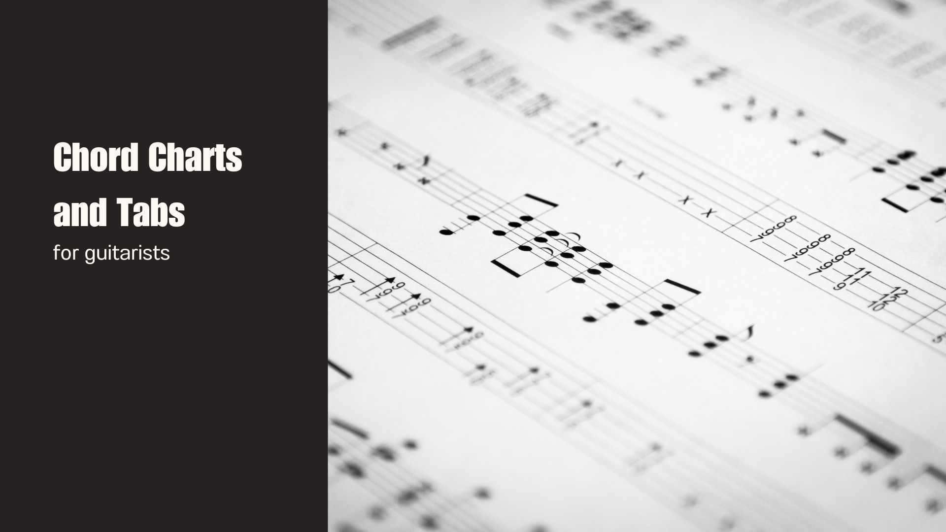 How to read chord charts and tabs